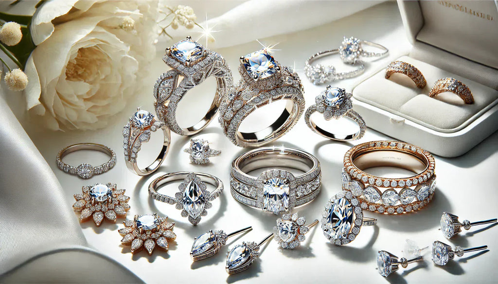 Moissanite Handmade Bridal Jewelry- OctaPearl Jewels – Octa Pearl
